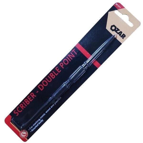 200mm (8”) Engineers Double Tip Steel Scriber with Knurled Body – CastorCo