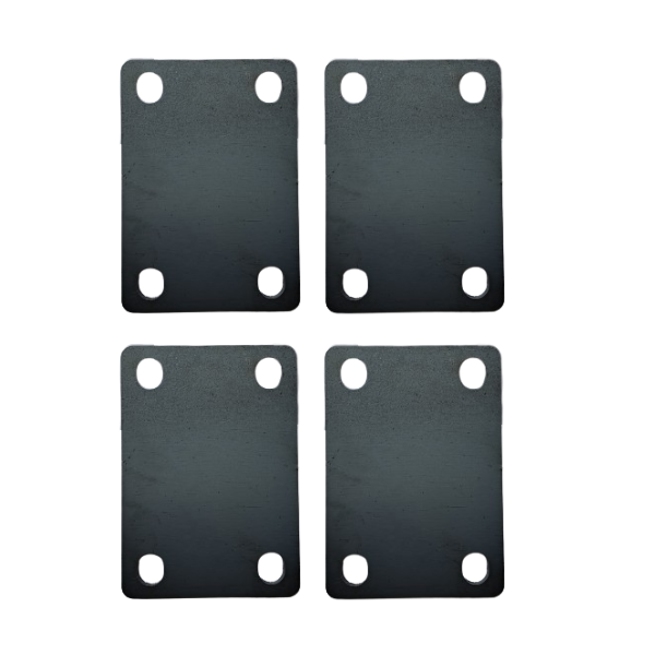 95mm x 67mm Castor Base Plate Set – CastorCo